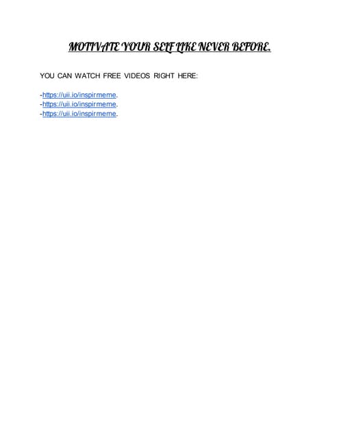 Wake up & work hard at it | PDF