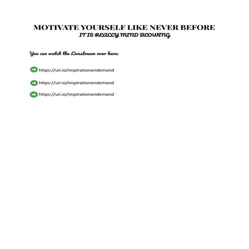 Motivational vids | PDF