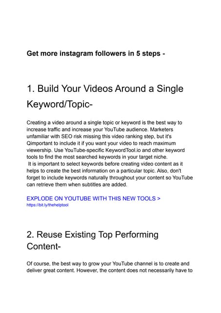 Website and youtube channel worksheet | PDF
