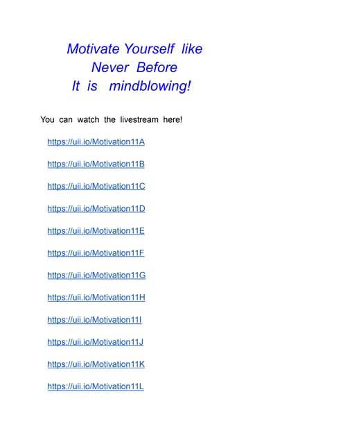 Motivational stories | PDF