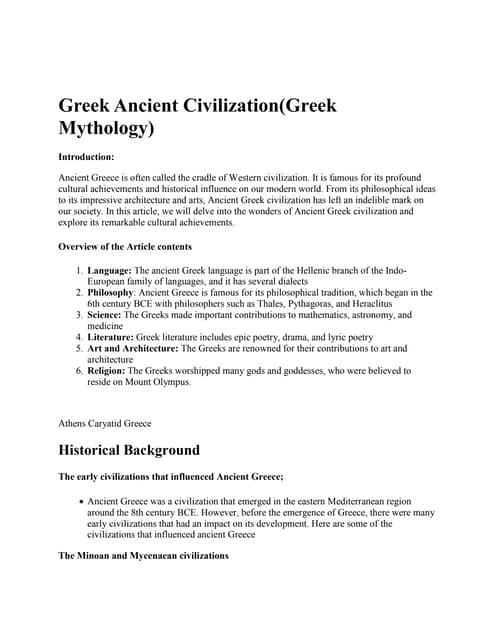 Ancient Athens | PPTX
