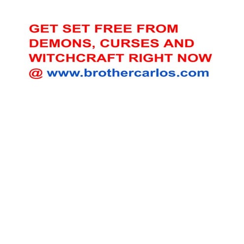 GET SET FREE FROM DEMONS, CURSES AND WITCHCRAFT | PDF | Spirituality ...