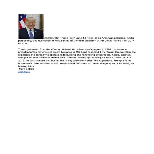 Donald Trump | PDF