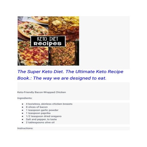 Super Keto Diet | PDF