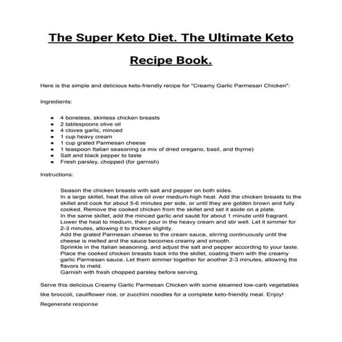 The Super Keto Diet | PDF