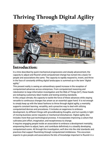 Agile is a widely recognized project management methodology used predominantly.pdf