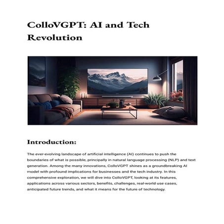 ColloVGPT: AI and Tech Revolution | PDF