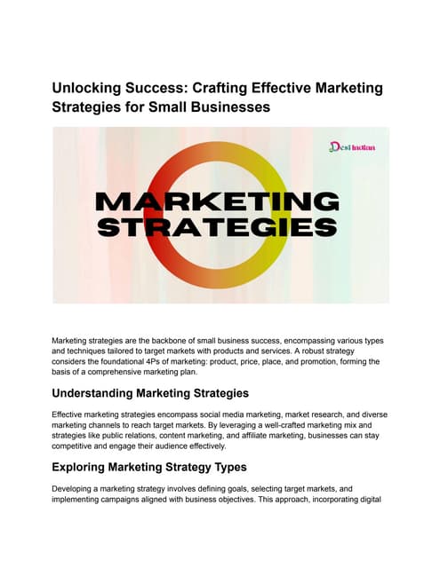 Marketing principles and strategies | PPT | Marketing and Advertising ...