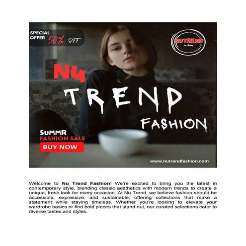 nu trend fashion men and women and children | PDF