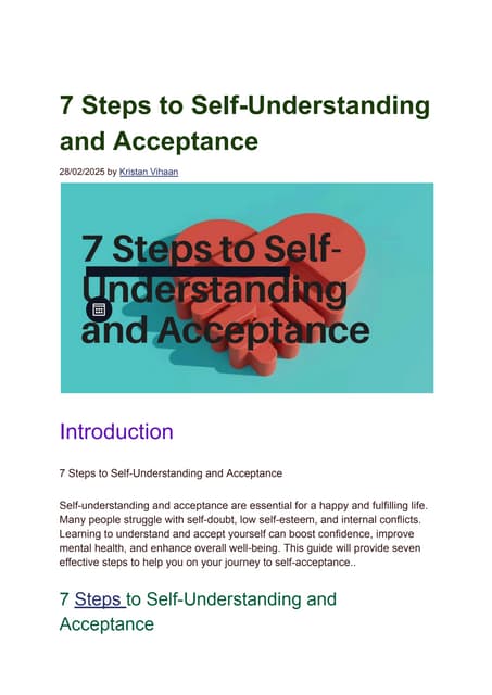 ACCEPTING CHALLENGES OF LIFE | PPT