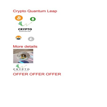 Crypto Quantum Leap | PDF