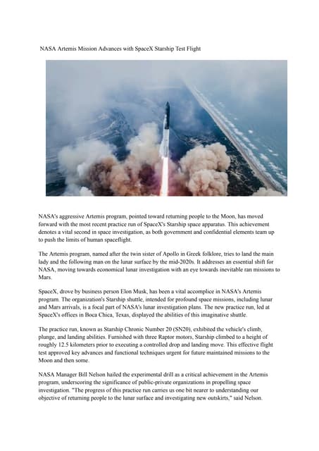 Artemis program | PPTX