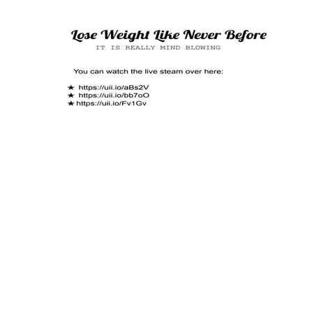 Weight loss | PDF | Weight Loss | Healthy Living
