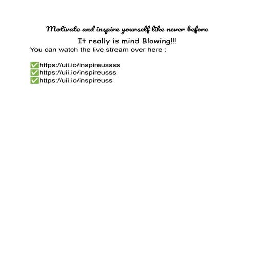 Motivation inspire | PDF