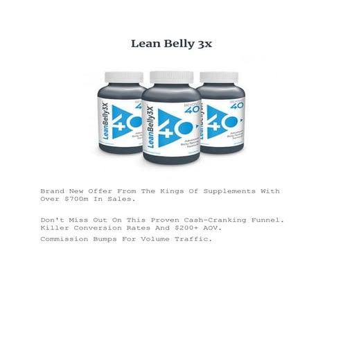 Lean Belly | PDF