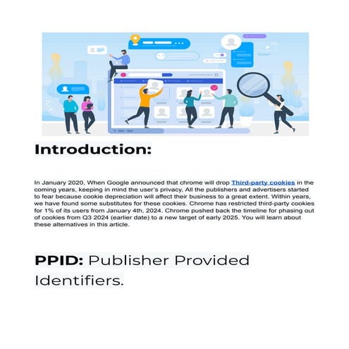 PPID vs PPS vs Topics API PPS: Publishers Provided Signals | PDF
