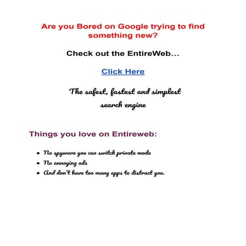 Entireweb Search engine | PDF