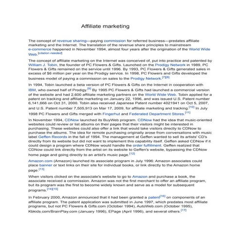 affiliate marketing | PDF