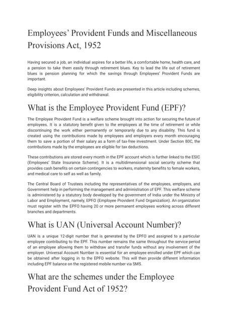 Labour laws epf, etf, gratuity in sri lanka | PDF | Government Support ...