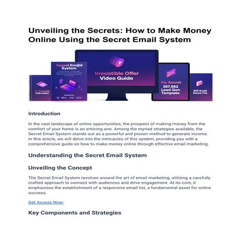 Secret Email System | PDF