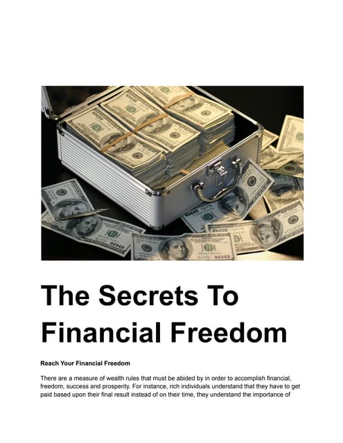 Develop your financial_iq | PDF