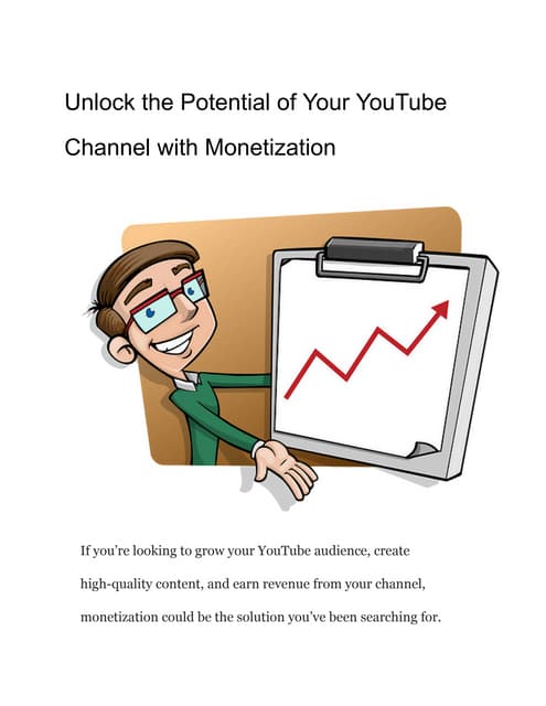 YouTube Mastery, Monetization, and Revenue Checklist | PDF