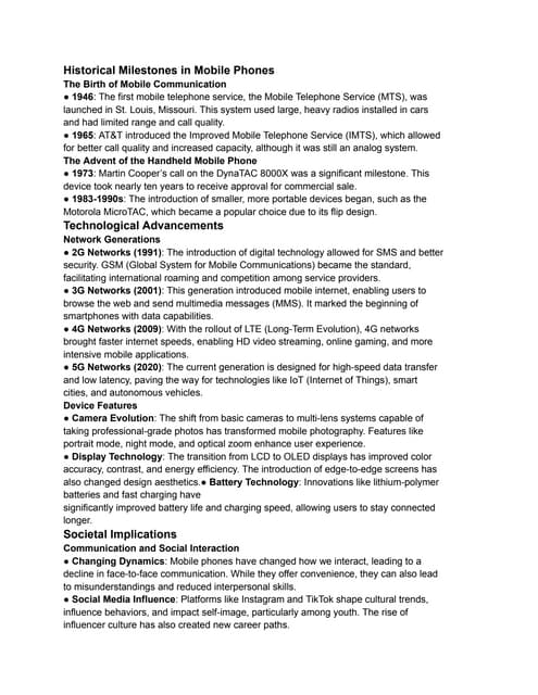 importance of phone article for school students | PPT