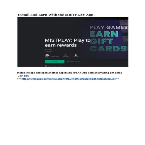 Install and Earn | PDF