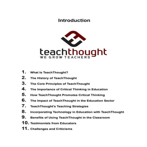 TeachThought | PDF