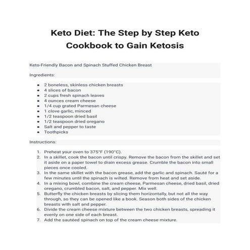 Keto Diet | PDF