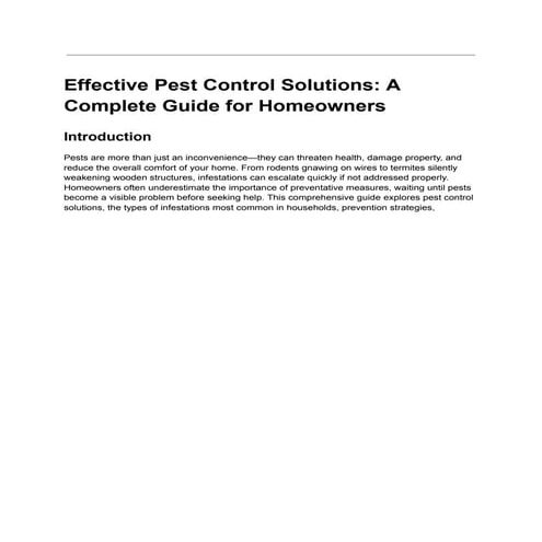 A Complete Guide for Homeowners in usa | PDF