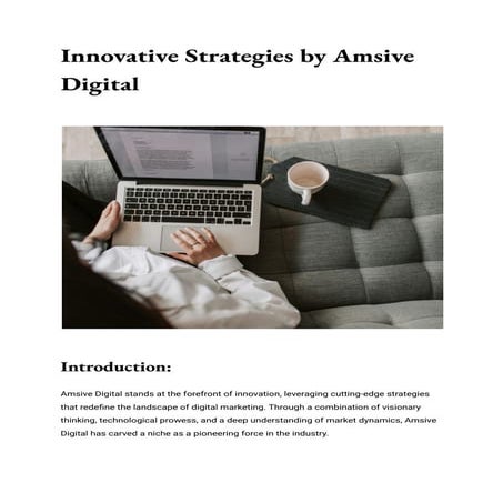 Innovative Strategies by Amsive Digital | PDF