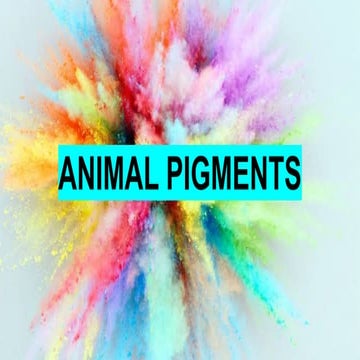 animal pigments | PDF