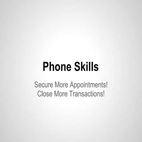 Phone Skills | PPT