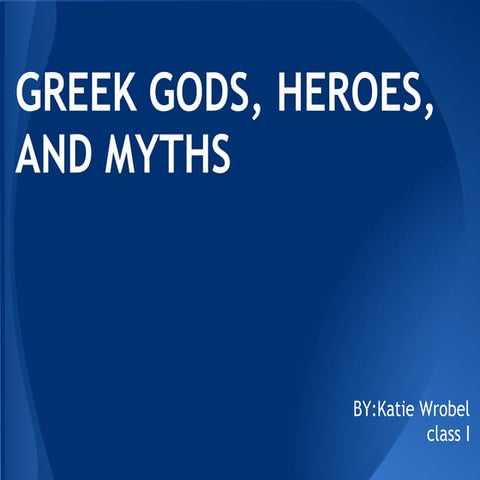 The Life of Perseus.ppt