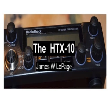 The HTX-10 | PDF