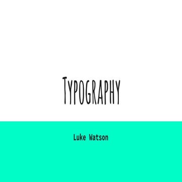 Typography | PPT