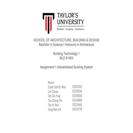 Building Technology 1 | PDF