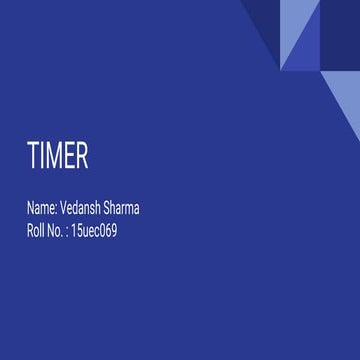 Timers In Arduino Pdf Technology And Computing 