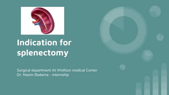 Indications for splenectomy | PDF