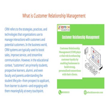 How Can Customer Relationship Management Enhance Lead Management | PPTX