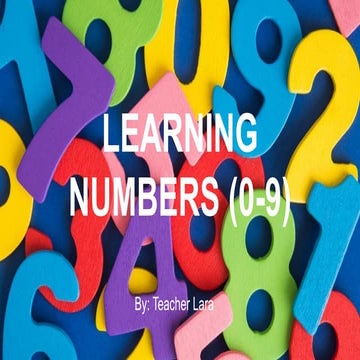 Learning Numbers | PPT