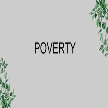 POVERTY | PPTX