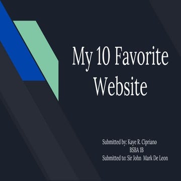 My 10 Favorite Website.pptx