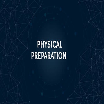 Physical preparation | PDF
