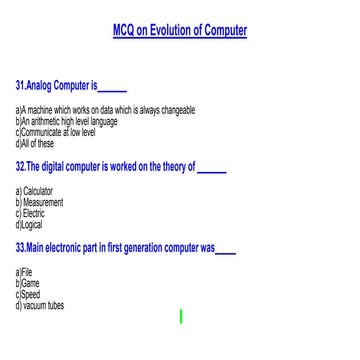 Evolution of computer | PPT