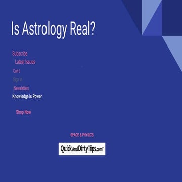 is astrology real .pptx