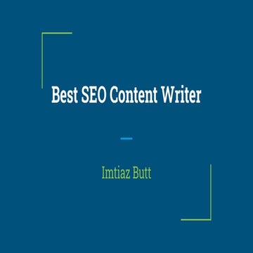 Content Writer | PDF
