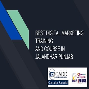 Best Digital Marketing Training And Course Jalandhar Punjab Ppt
