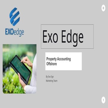 Property accounting offshore by Exo Edge | PPTX